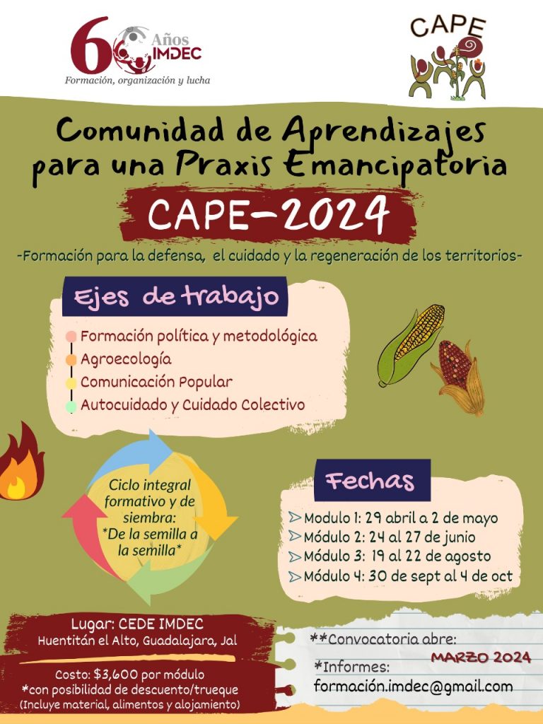INVITACIÓN CAPE 2024